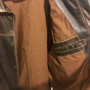 GAP | Jackets & Coats | Vintage Gap Brown Leather Jacket | Poshmark